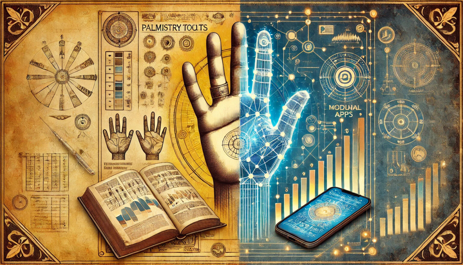 The Evolution of Palmistry Tools: Discovering Traditional Charts to ...